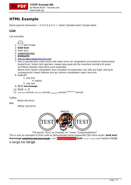 Tcpdf Example 006 