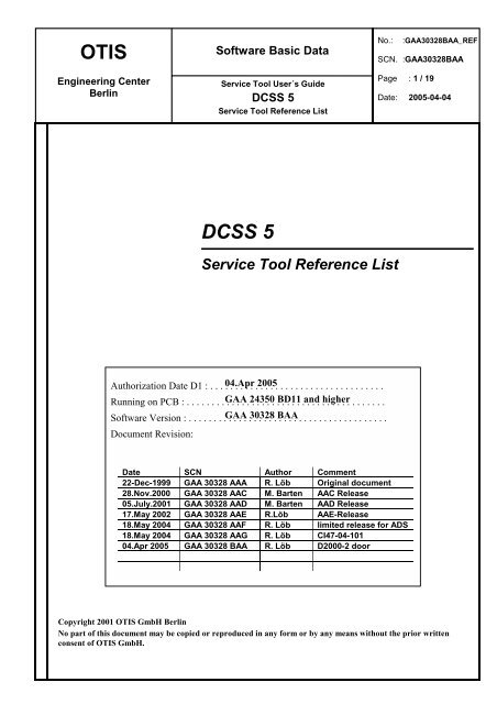 OTIS DCSS 5 - ImageShack