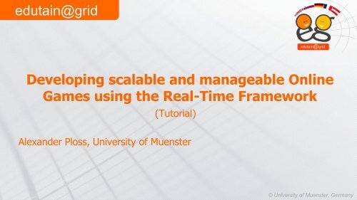 Tutorial: The Real-Time Framework (RTF) - PVS
