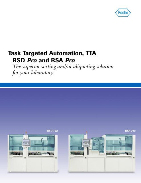 Roche Diagnostics Task Targeted Automation - The ... - MyLabOnline