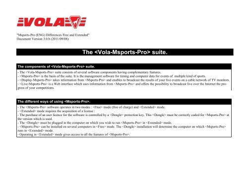 Download the product card - TAG Heuer Timing Systems