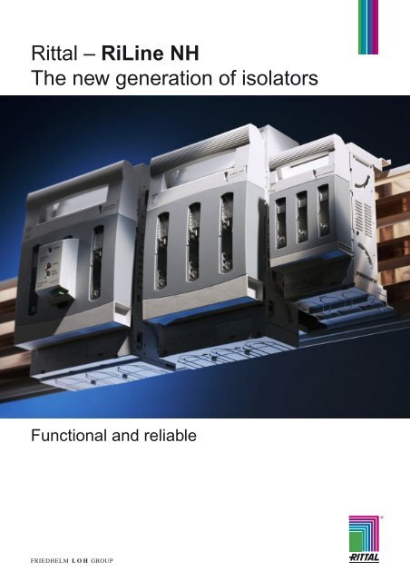 Rittal – RiLine NH The new generation of isolators