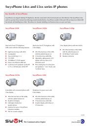 Swyx Technical Spec