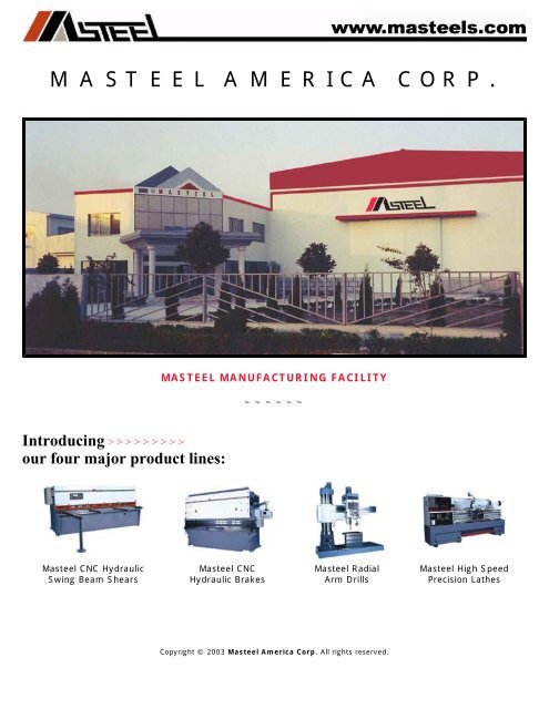 Printable Version (PDF) - Masteel America Corp