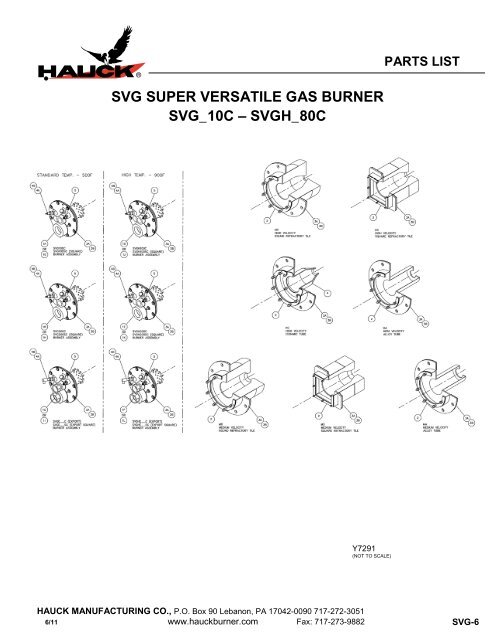 svg super versatile gas burner svg_10c – svgh_80c - Hauck ...