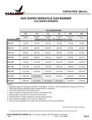 svg super versatile gas burner parts list