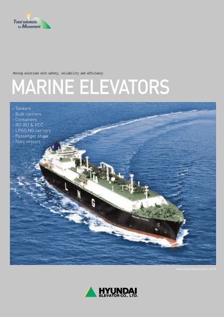 MARINE ELEVATORS - Hankook Engineering Pte Ltd