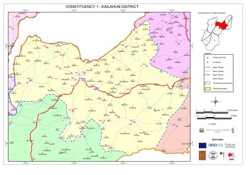 Constituencies in Kailahun District