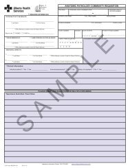 Microbiology Requisition - Calgary Laboratory Services