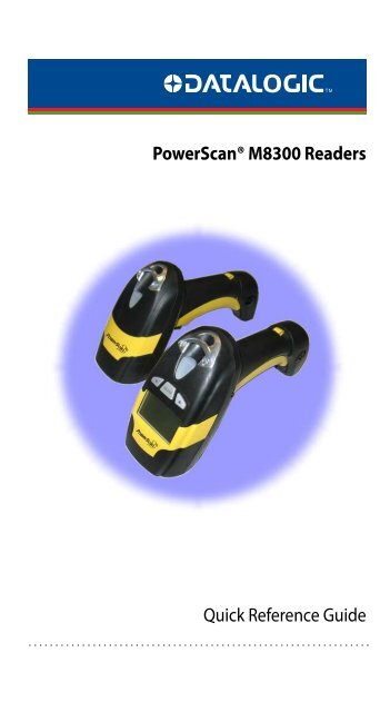 PowerScan® M8300 Readers Quick Reference Guide