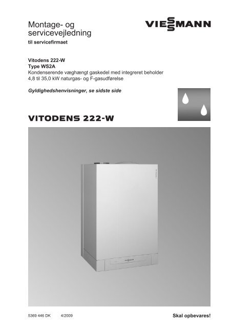 Vitodens 222-W WS2A - Viessmann