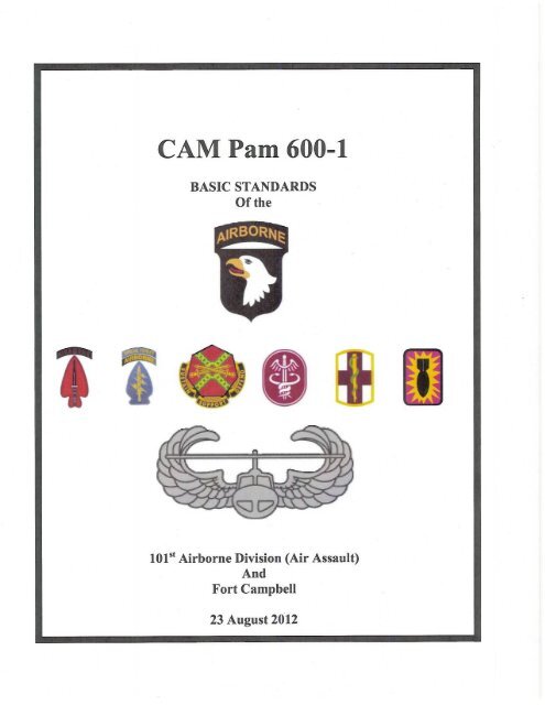 Blue Book - Fort Campbell, KY - U.S. Army