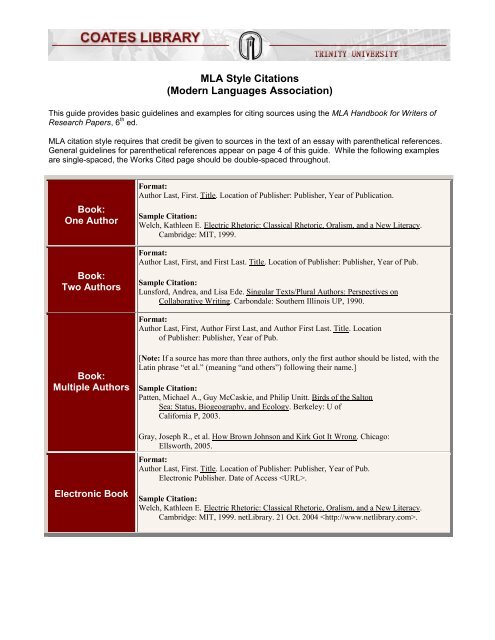 Citation Templates Examples