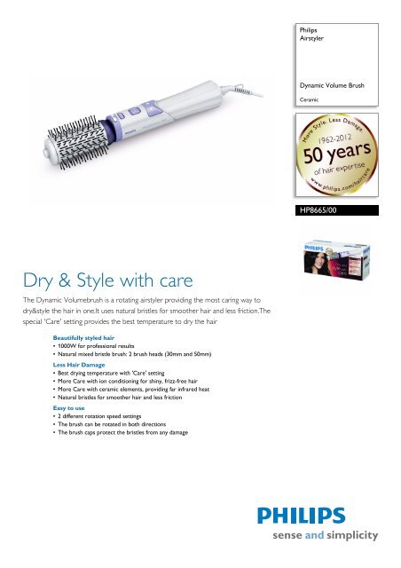 Dry & Style with care - Philips