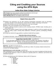 How to Format and Cite an Appendix in APA Style ... - Writing Center