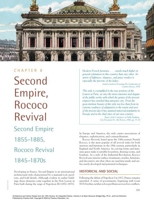 Second Empire, Rococo Revival - Pearson