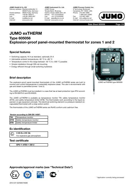JUMO exTHERM