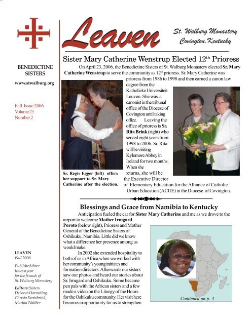 Leaven St. Walburg Monastery Covington,Kentucky