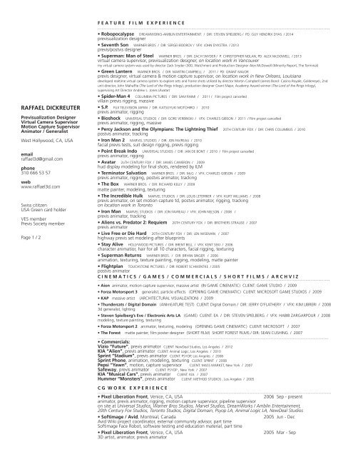 Download PDF resume - Raffael Dickreuter