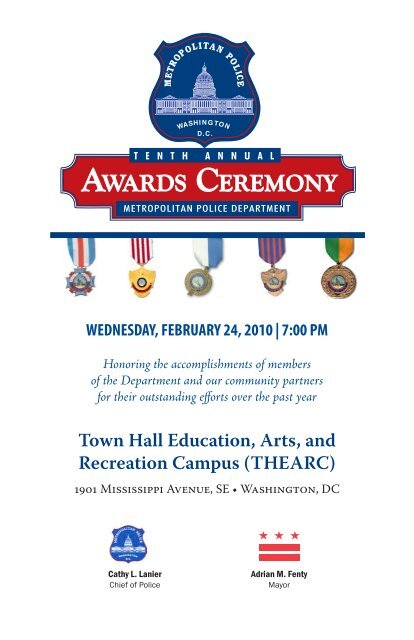 AWARDS CEREMONY - Metropolitan Police Department