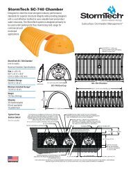 MC-4500™ Chamber Information Sheet - StormTech