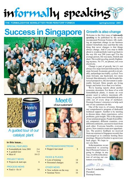 Spring / summer_2001 - Perstorp Formox