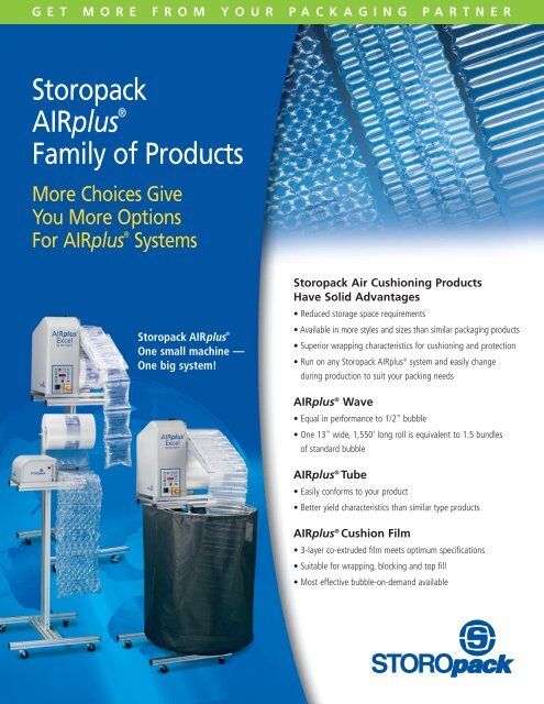 Storopack AIRplus® Family of Products