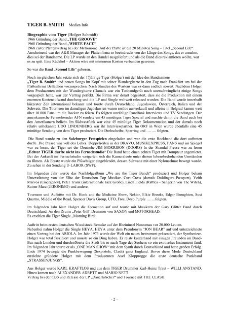 Finden Sie hier Infos zu Tiger Smith und