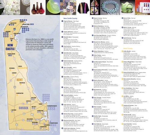 Driving Tour Map - Delaware By Hand