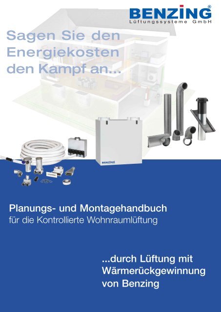 Planungs- und Montagehandbuch - Benzing Ventilatoren Startseite