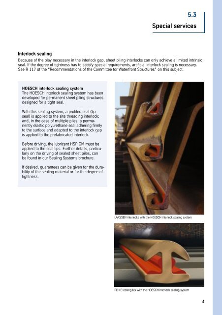 3 5.2 Special services Qu