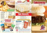 Salad Valley SPUR PLATTERS - Spur Steak Ranches International
