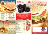 Salad Valley SPUR PLATTERS - Spur Steak Ranches International