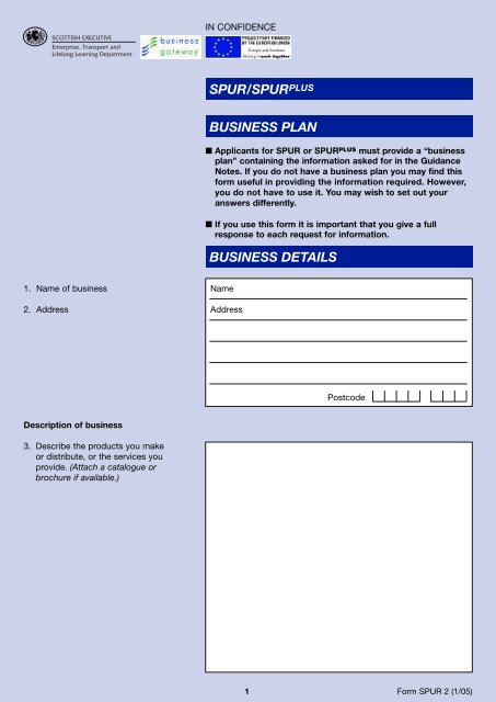 SPUR Business Plan FINAL