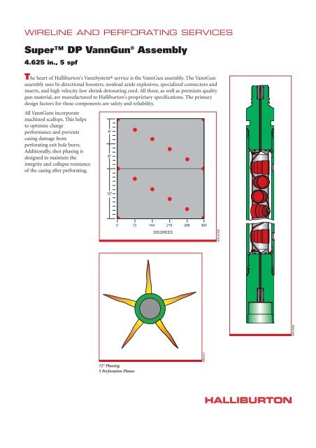H00909 Perforating-4.625 in, 5 spf, Super DP VannGun ... - Halliburton