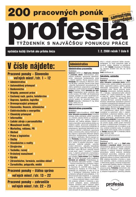 6/2008 - Profesia.sk