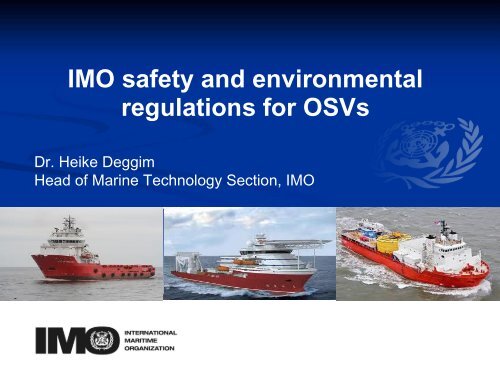 PowerPoint Template - IMO