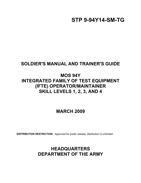 STP 9-94Y14-SM-TG - Leader Development for Army Professionals