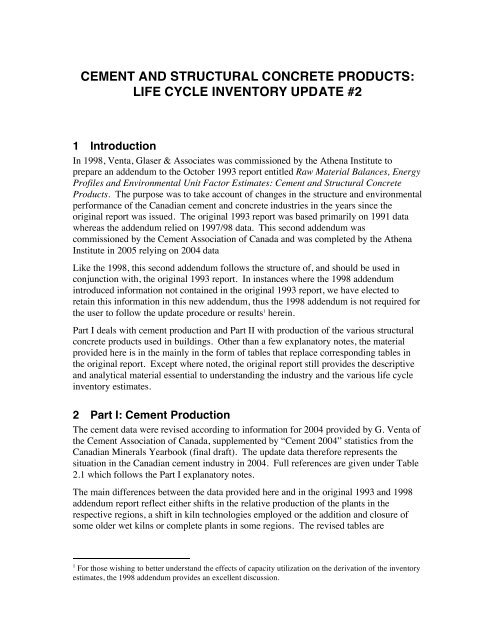 CEMENT AND STRUCTURAL CON