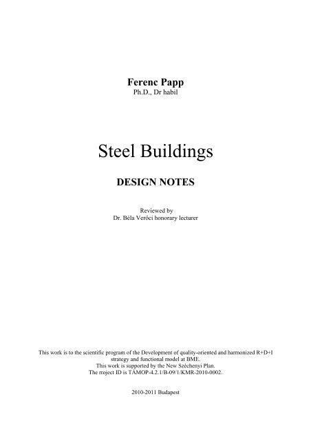 Steel Buildings_Design Notes