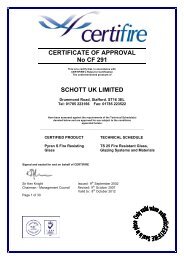 CERTIFICATE OF APPROVAL No CF 520 ASSA ABLOY LTD T/A ...
