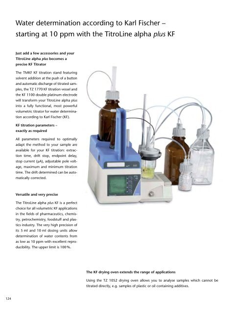 124 Water determination a