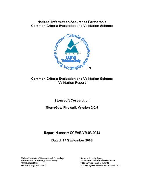 Certification Report - Common Criteria