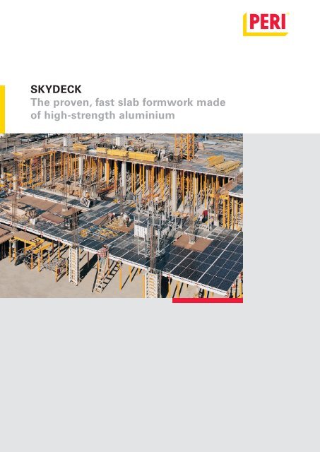 SKYDECK Formwork with drophead - Peri