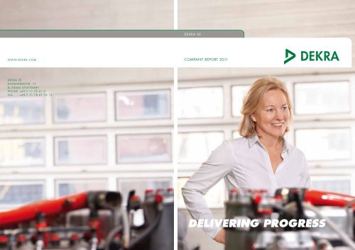 DEKRA Annual Report 2011