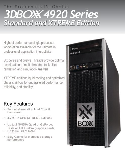 4920 Series 3D - BOXX Technologies