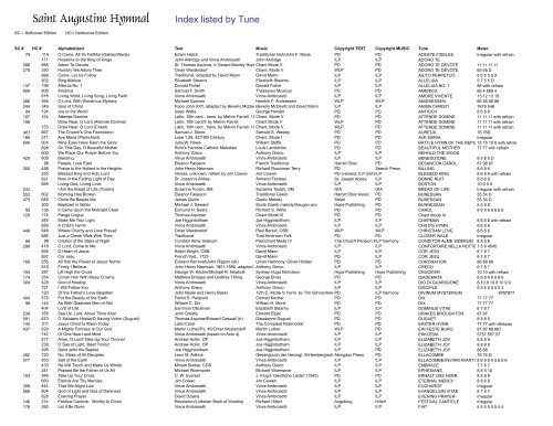 Saint Augustine Hymnal - ILP Music