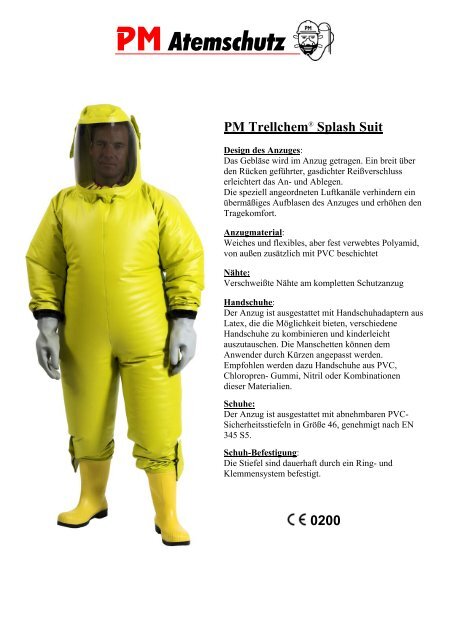 Splash Suit - PM Atemschutz