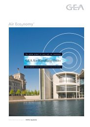 GEA Fan Coil Units - GEA Air Treatment