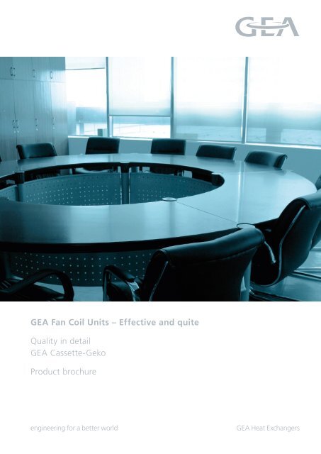 GEA Fan Coil Units - GEA Air Treatment